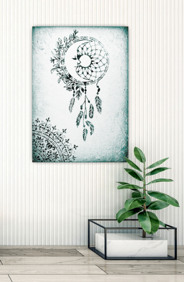 Ručně malovaný obraz boho 149i - Lidami Art