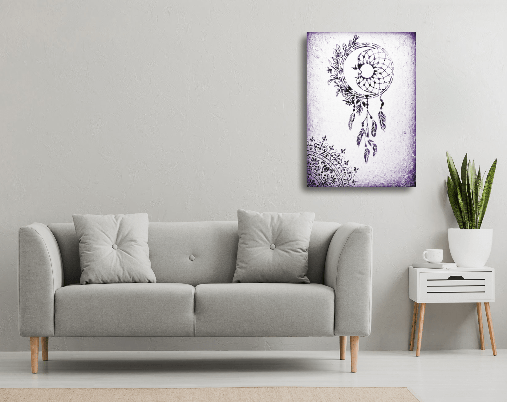 Ručně malovaný obraz boho 149i - Lidami Art